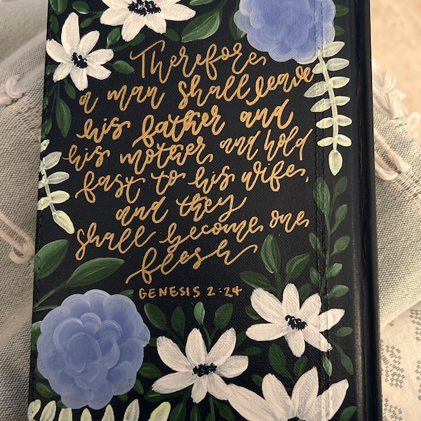 Custom Painted Bible, Painted Bible, Hand Painted Bible, Hand Painted ...