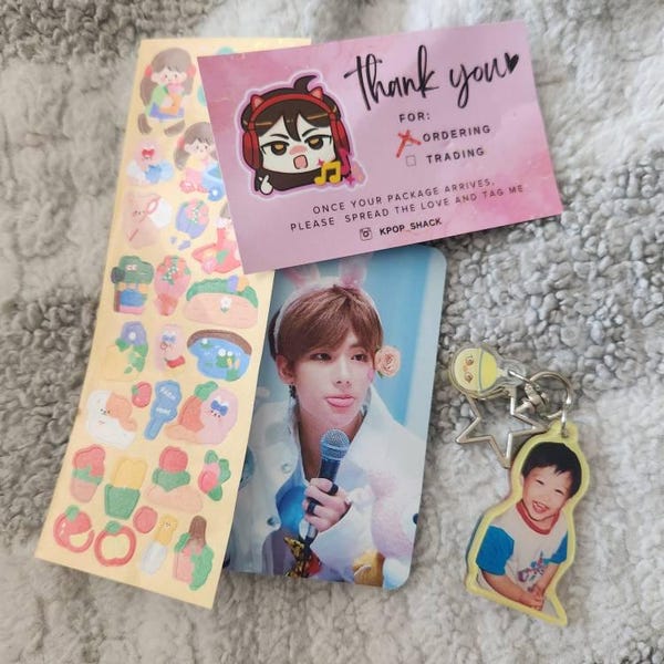 Stray Kids Childhood Photo Keychain, Skz KPOP Idols Keychains With ...