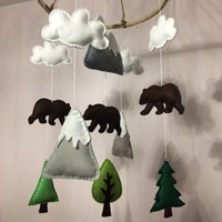 Mountain Mobile Pattern Mountain Nursery Baby Mobile Pattern Felt Baby ...