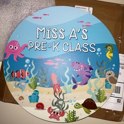 Personalized School Nurse Door Sign, School Nurse Gift, Custom School ...