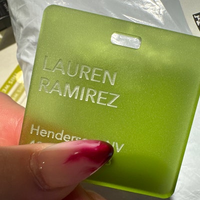 Personalized Magnetic Name Badges Custom Engraved Employee Work Badge ...