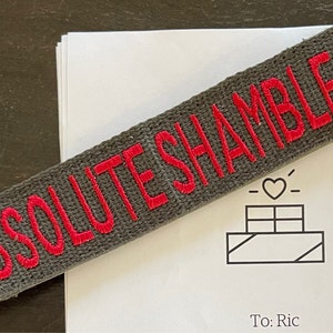 CUSTOM Embroidered NAME TAPE With Hook Fastener - Etsy