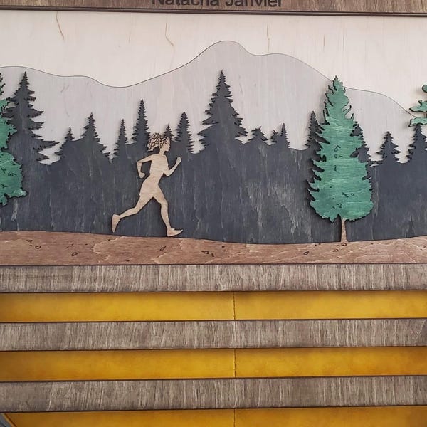 Wooden Golf Trophy Award With Personalized Engraving, Elegant Golf ...