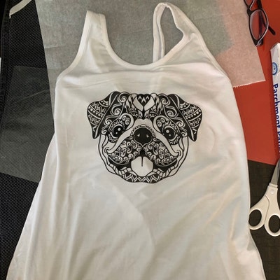 Mandala Pug SVG File for Cricut Projects and Silhouette Crafting ...