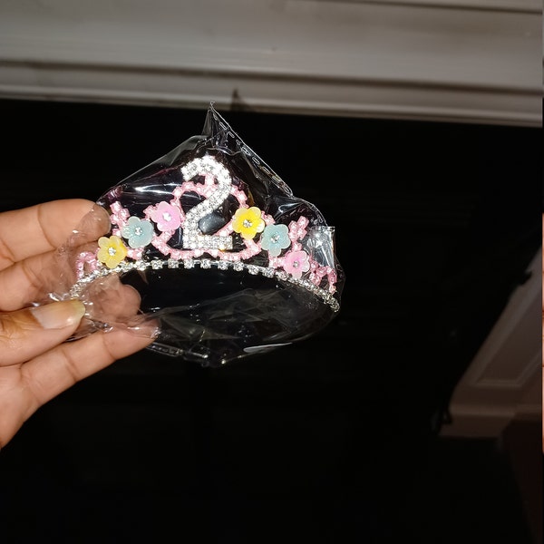 Baby 1st Birthday Tiara ,personalized First Birthday Tiara, Baby ...