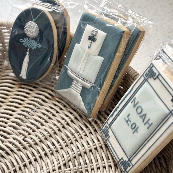 Modern Korean Dol Doljanchi Doljabi Baek-il Hanbok Custom Cookie Set ...
