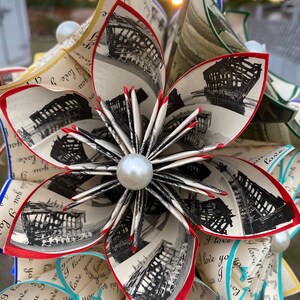 Doctor Who Inspired Paper Flowers Set of 5 11 doctors | Etsy