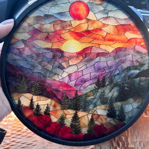 Werewolf Stained Glass Window Cling Werewolf Window Film Werewolf ...