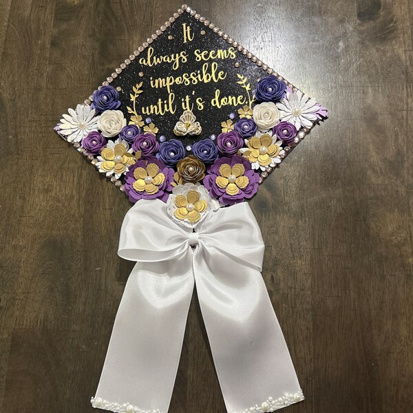 Custom Graduation Cap Topper Personalized Grad Cap Senior Class of Gift ...