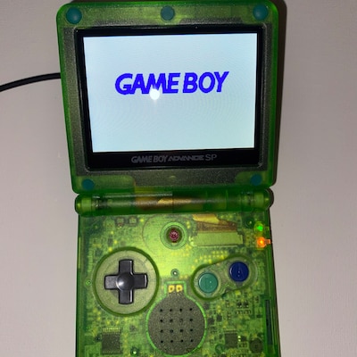 Gameboy Advance SP Clear Green With Mix Color Buttons AGS IPS Screen ...