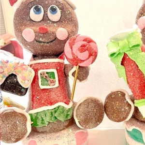 Glitzy Gumdrop Character Christmas Decoration Holiday Decor - Etsy