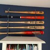10bat Wood - Baseball Bat Display Rack W/ Multiple Shelves- Premium ...