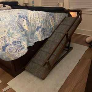 12x56 Adjustable Ramp 2 Side Rails Carpet Traction Bumps Small to ...