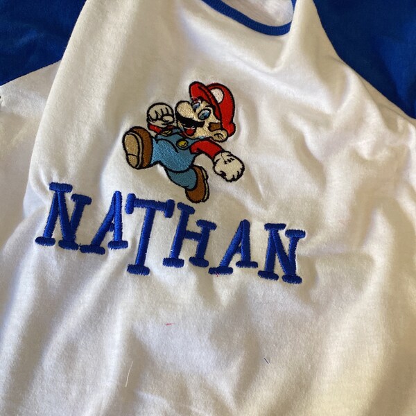 Super Mario Embroidery Design Digital File Computer Embroidery Machine ...