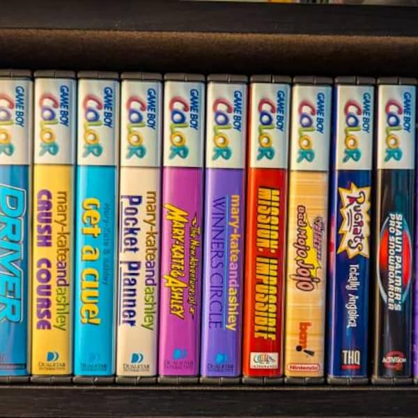 Custom GBC Game Case - Choose Game Case - No Game - No Manual - Gameboy ...