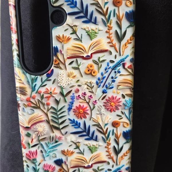 Afternoon Bee-light Spring Bumblebee Phone Case | Embroidery Print ...