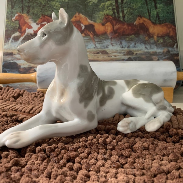 Bing and Grondahl Goat Figurine, Antique Danish Porcelain Goat MINT ...