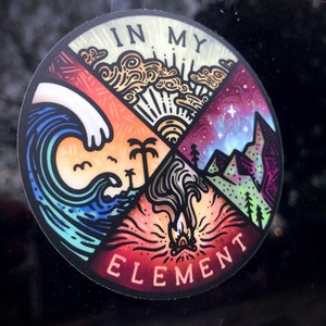 GET A LIFE // Weatherproof Outdoor & Vanlife Sticker // Vinyl | Etsy