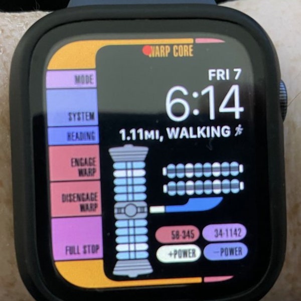 ANIMATED Sci-fi Inspired Apple Watch Face by Valo Creations | Perfect ...