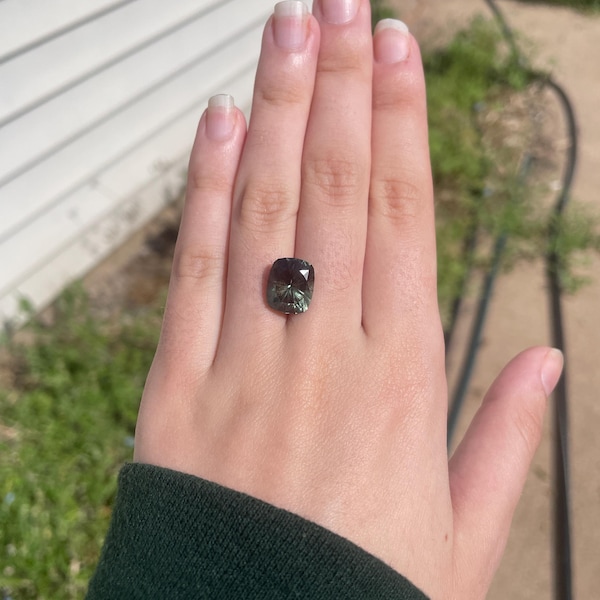 Precision Cut, 4.45 Ct Royal Blue Sapphire, Diamond Cut Blue Sapphire, 10 MM Round Cut Blue ...