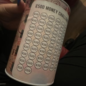 100 Kids Teenage Money Box Tin Sticker Kids Saving Money - Etsy UK