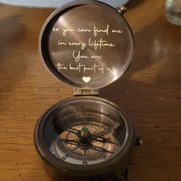 Best Man Gift, Best Man Proposal Gift, Custom Engraved Compass ...