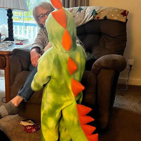 Custom Colors Toddler Dinosaur Fleece Costume, Custom Dinosaur Costume ...
