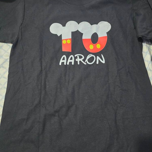 Personalized Mickey Shirts for Kids, Mickey Birthday Boy Shirt ...