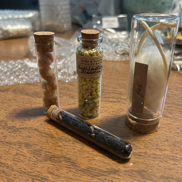 Real Moose Pellet in Glass Vial, Moose Poop, Animal Dung, Weird Gift ...