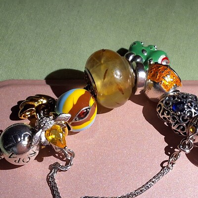 Dragonfly Dangle Charm Pendant Insect Wings Compatible With Pandora ...