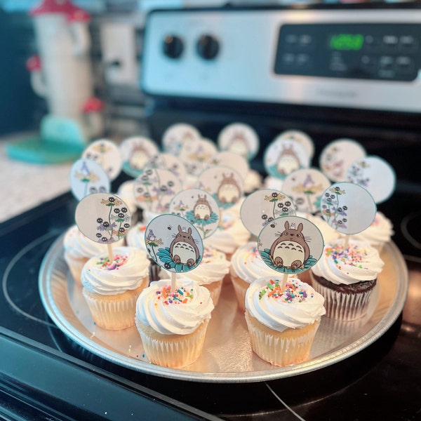 PONYO Cupcake Toppers | Editable | Canva | Kids Birthday Party | Studio ...