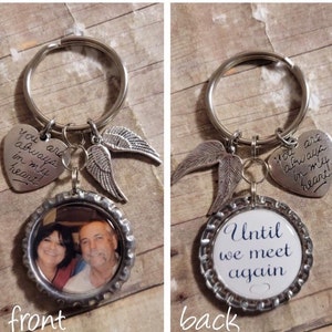 Memorial Keychain Memorial Gift Memorial Keepsake Photo Keepsake Photo ...
