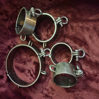 Very Heavy Set of 5 Steel Shackles irons for BDSM Play. - Etsy