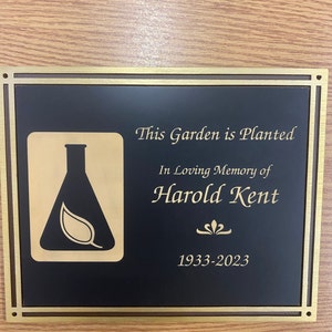 Tree Memorial Plaque Dedication Sign for Garden in Memory - Etsy
