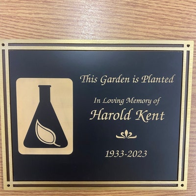 Tree Memorial Plaque Dedication Sign for Garden in Memory - Etsy