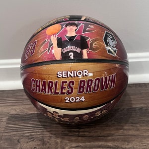 Personalized Basketball-senior Basketball Gift, Athletic Achievement ...