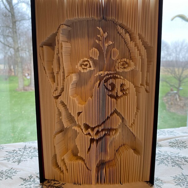 Pattern Only - Sunflower Book Folding Pattern - Cut and Fold Book ...