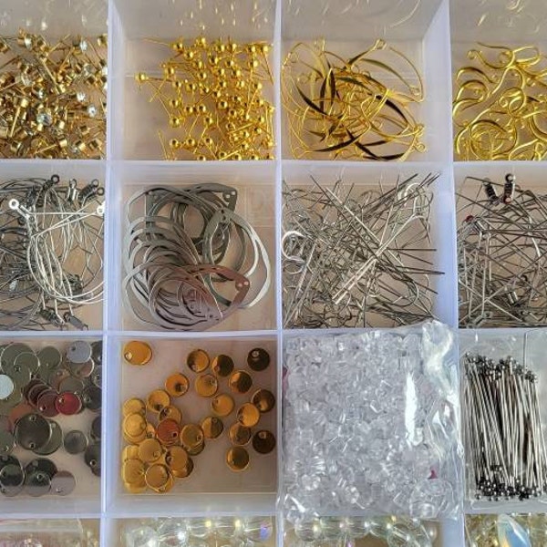 200pcs 4/5/6/7/8mm Rose Gold Color Metal DIY Jewelry Findings Open ...