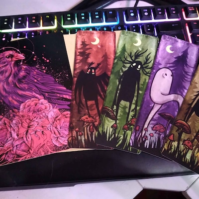 Complete Cryptid Buddy Sticker Pack Fantasy Mothman Sasquatch Bigfoot ...