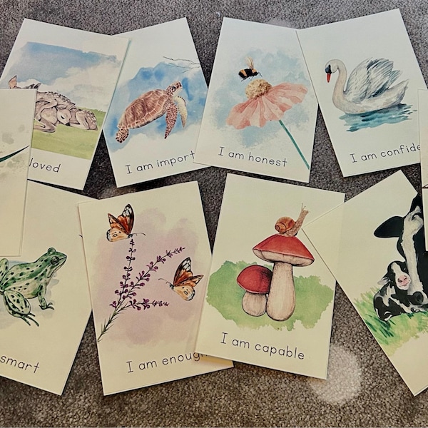 Nature Themed Alphabet Cards | Homeschool Nature Study | Printable ...