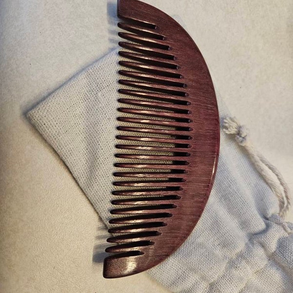 No Static Curly Hair Wooden Comb, Selfcare Gift, Birthday Gift ...