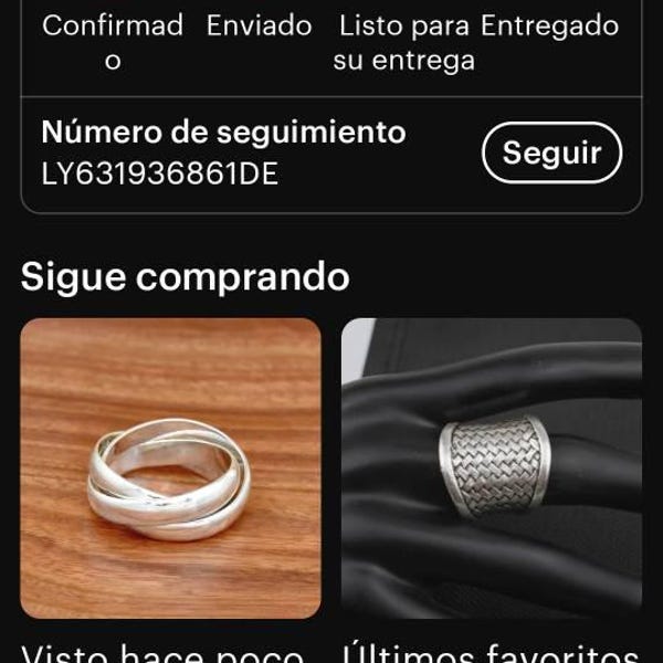 Sterling Silver Heart Dangle Charm Ring Love Ring for Her Silver ...