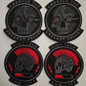 High Tech Low Life Patch - Etsy