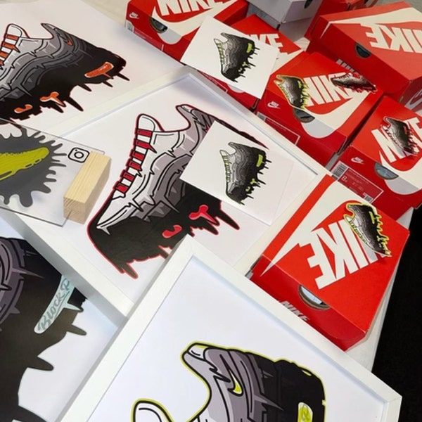 Nike Air Max 95 Trainer Sneaker Poster Print - Etsy
