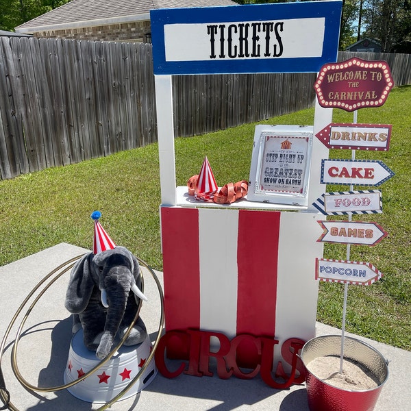 Vintage Circus Party Posters - INSTANT DOWNLOAD - Printable Carnival ...