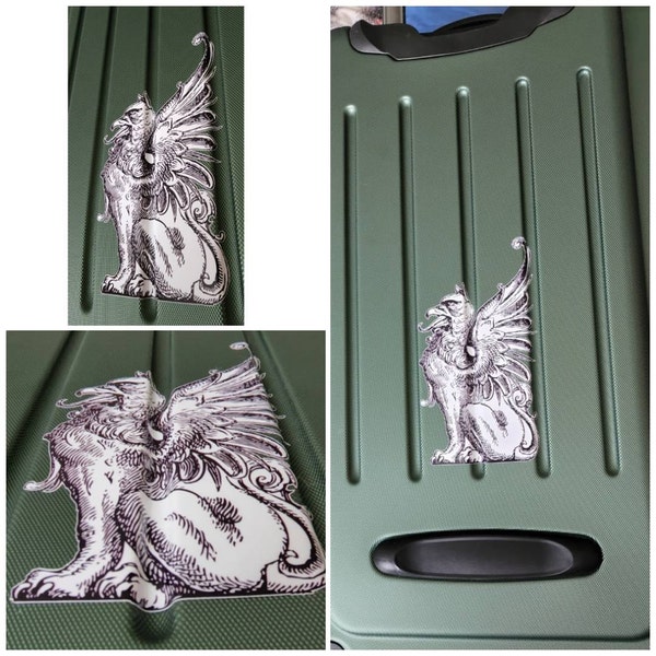 Griffin Vinyl Decal | Laptop Decal MacBook Decal Car Decal Fantasy ...