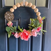 QTY 10 Wood Half Split Balls Choose Your Size Door Wreath - Etsy Canada