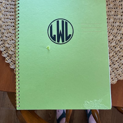 2 Year Large Monthly Spiral Planner Start Any Month / 2 Pages per Month ...