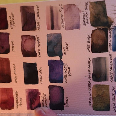 Handmade Blue Mist Granulating Watercolor - Etsy