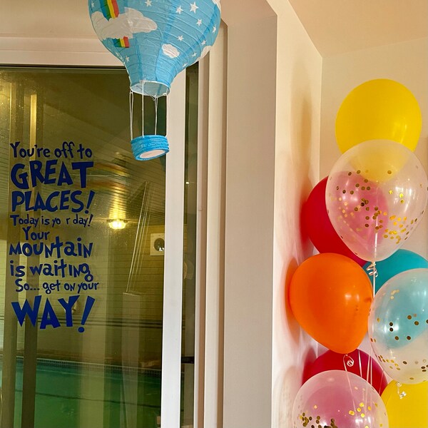 Dr. Seuss - You're off to Great Places - Vinyl Wall Decal - Etsy